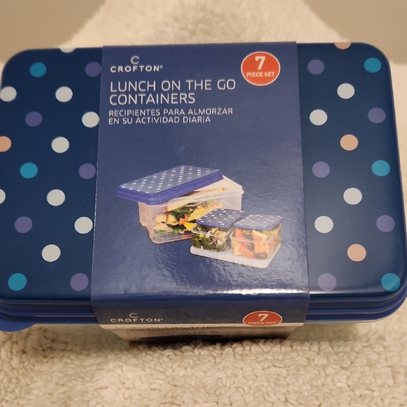 Crofton | Kitchen | Crofton Blue Lunch On The Go Containers | Poshmark